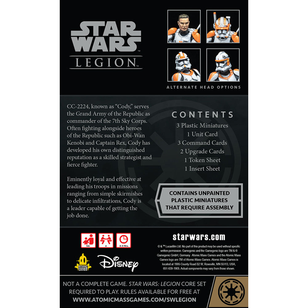 Star Wars: Legion - Clone Commander Cody Commander Expansion – Sci Fi City