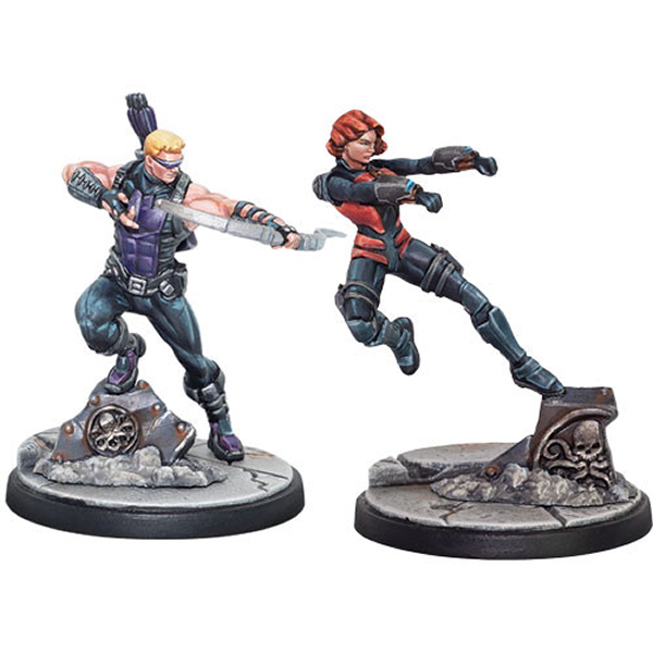 Marvel: Crisis Protocol - Hawkeye & Black Widow Character Pack – Sci Fi ...