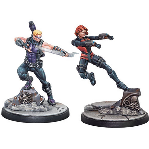 Marvel: Crisis Protocol - Hawkeye & Black Widow Character Pack – Sci Fi ...